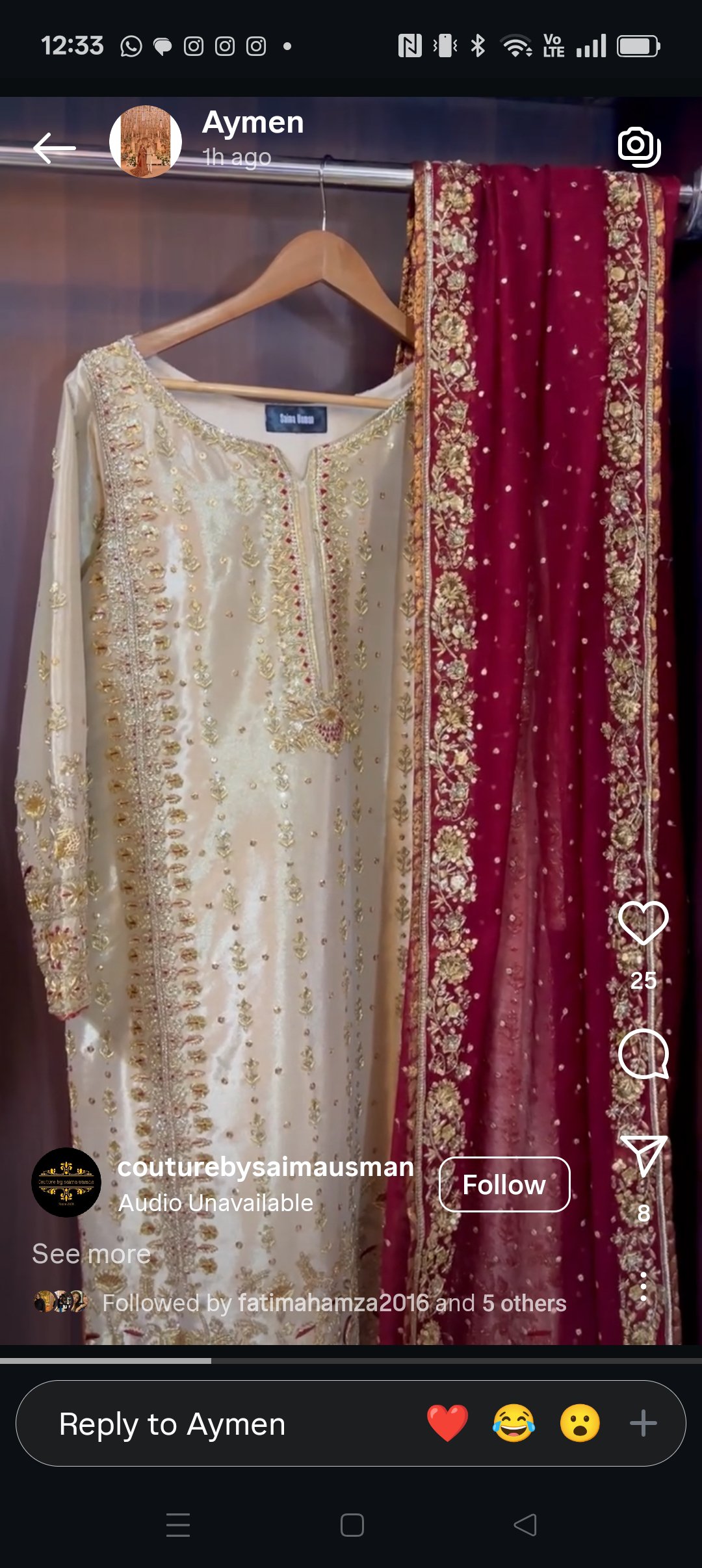 HARIS SHAKEEL INSPIRED BY SAIMA USMAN R33154 - saniyacloset.com